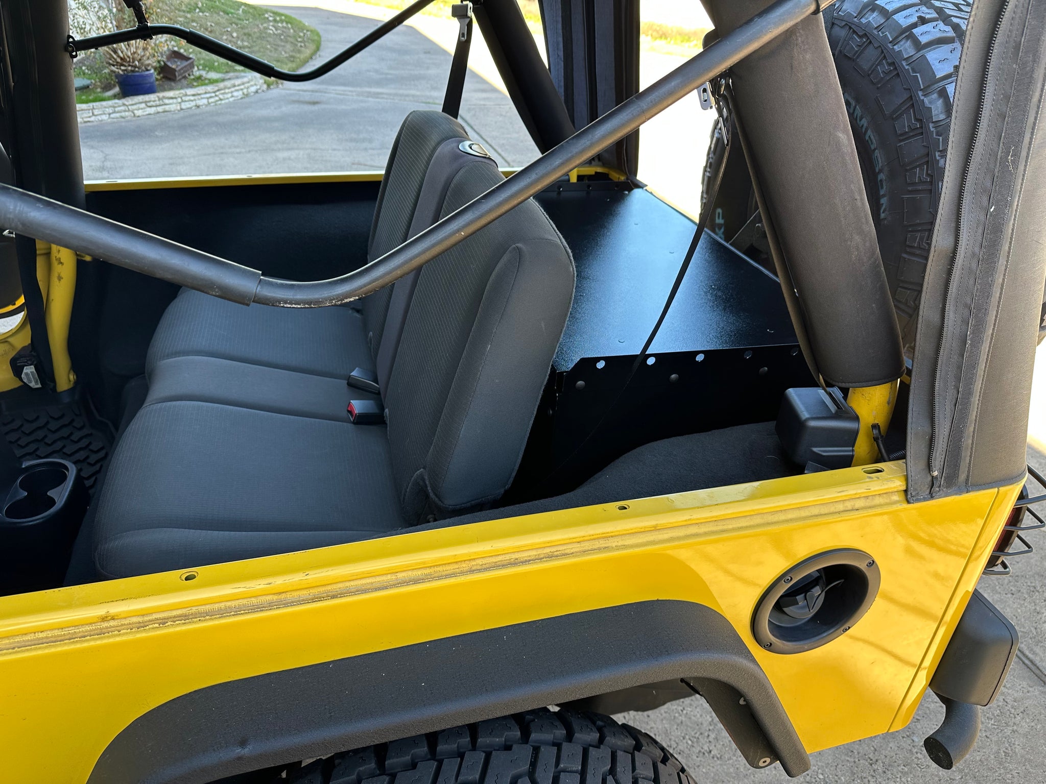 Jeep Wrangler LJ Cargo Security Enclosure - Diabolical Inc