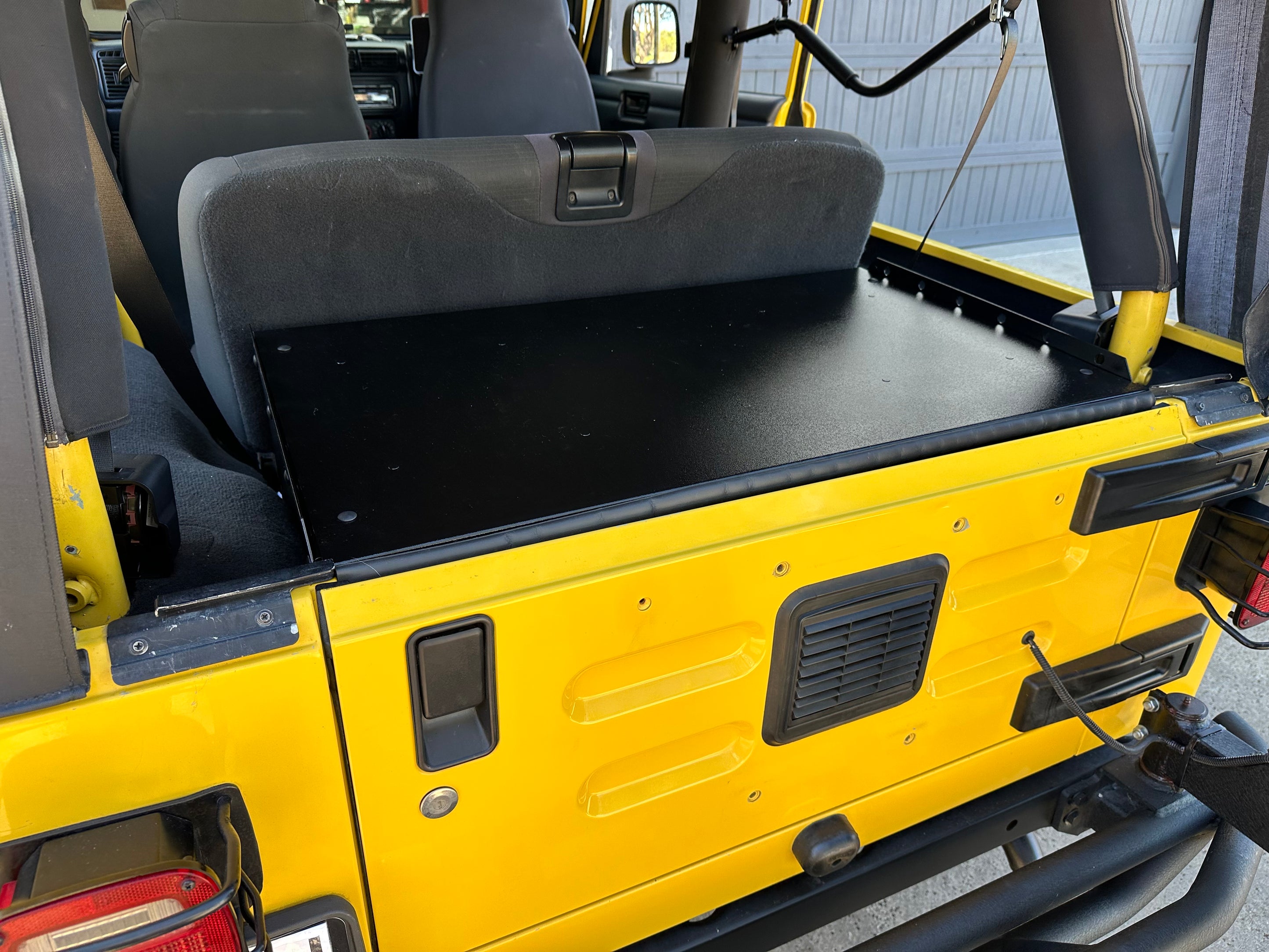 Jeep Wrangler LJ Cargo Security Enclosure - Diabolical Inc