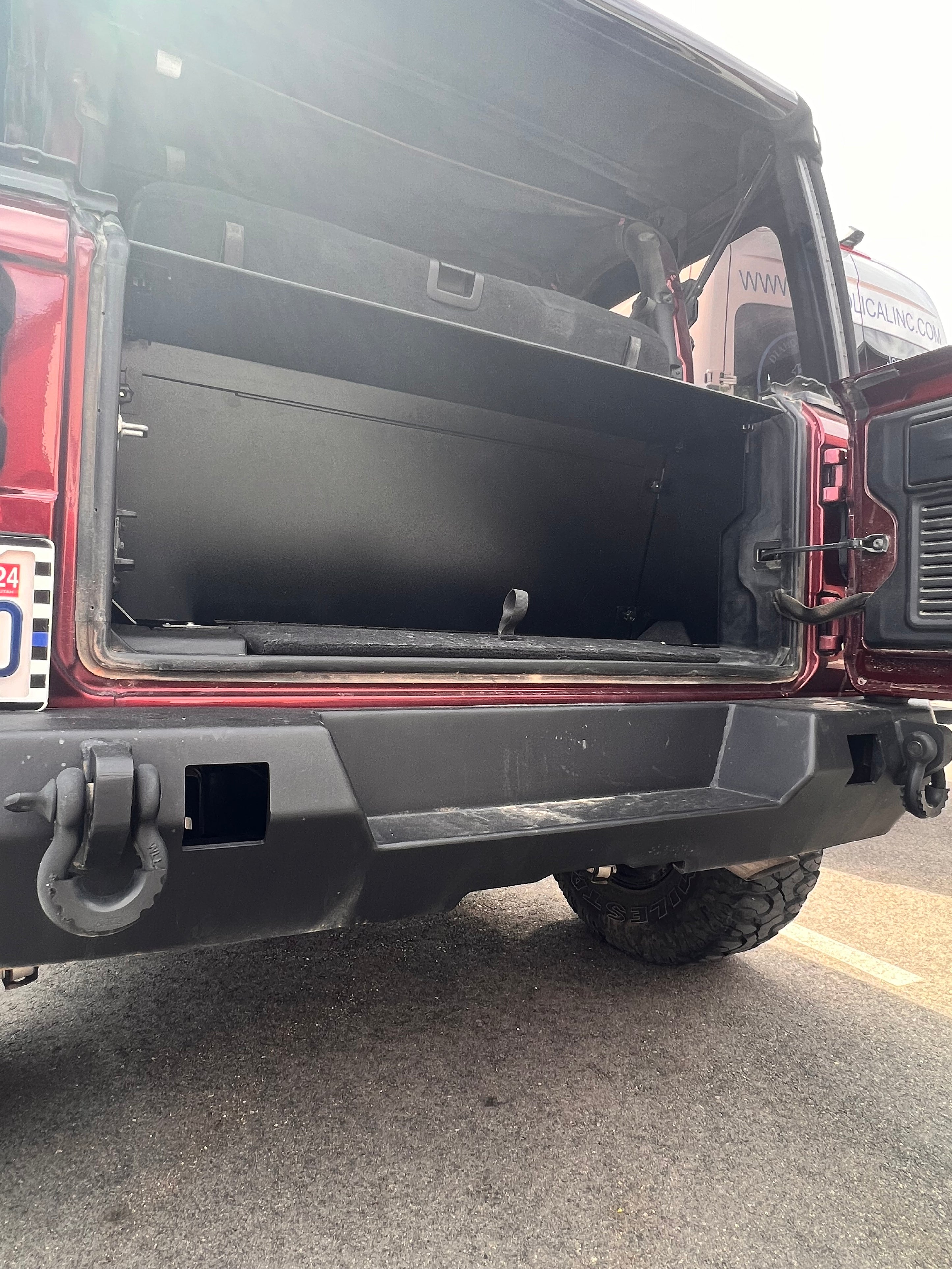 Jeep Wrangler JL 2 Door Cargo Security Enclosure – Diabolical Inc