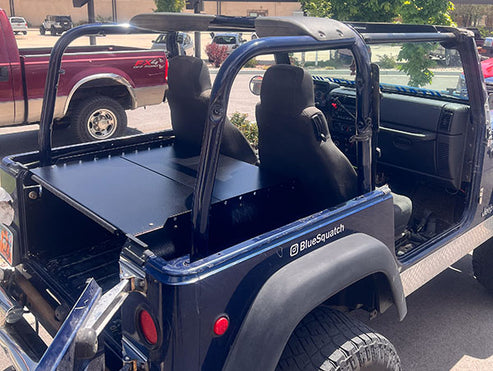 Jeep Wrangler TJ Cargo Security Enclosure - Diabolical Inc