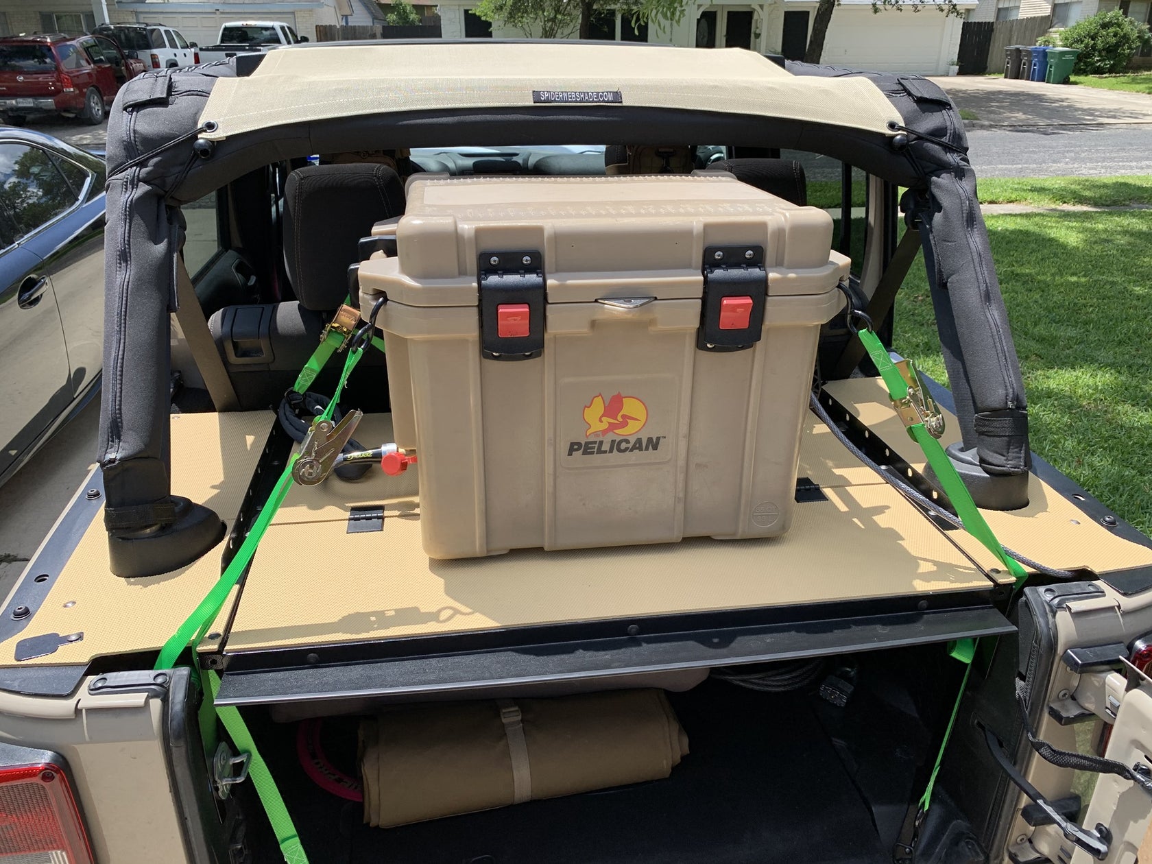 4 Door Jeep Wrangler JKU Cargo Security Enclosure System – Diabolical Inc