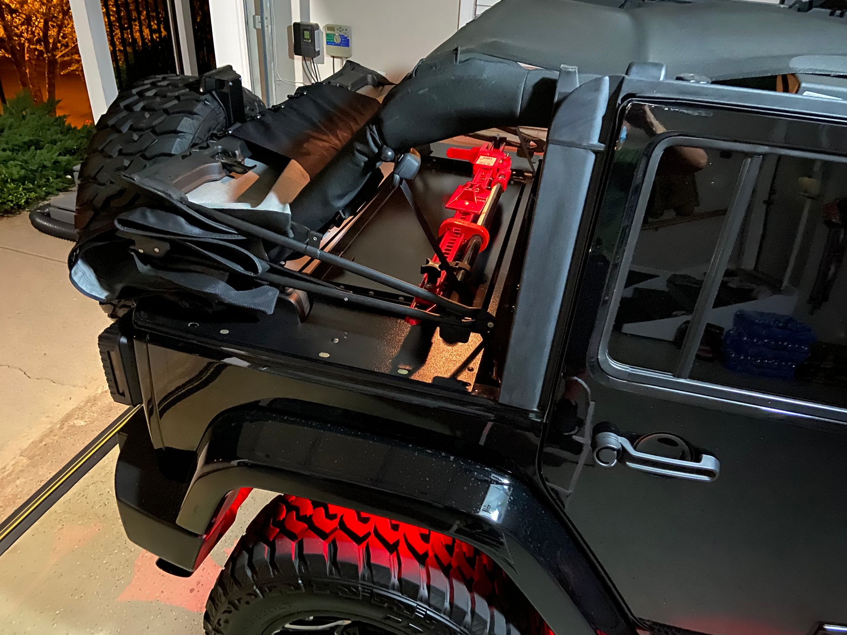 4 Door Jeep Wrangler JKU Cargo Security Enclosure System – Diabolical Inc